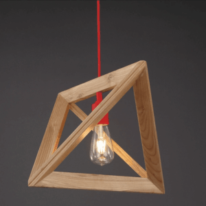 Lea Wooden Geometry Lamp