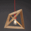 Lea Wooden Geometry Lamp