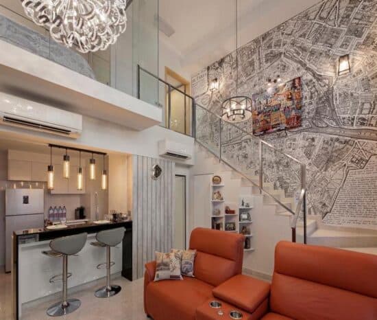 10 Condos with Stunning Ceilings & Pendant Lamps