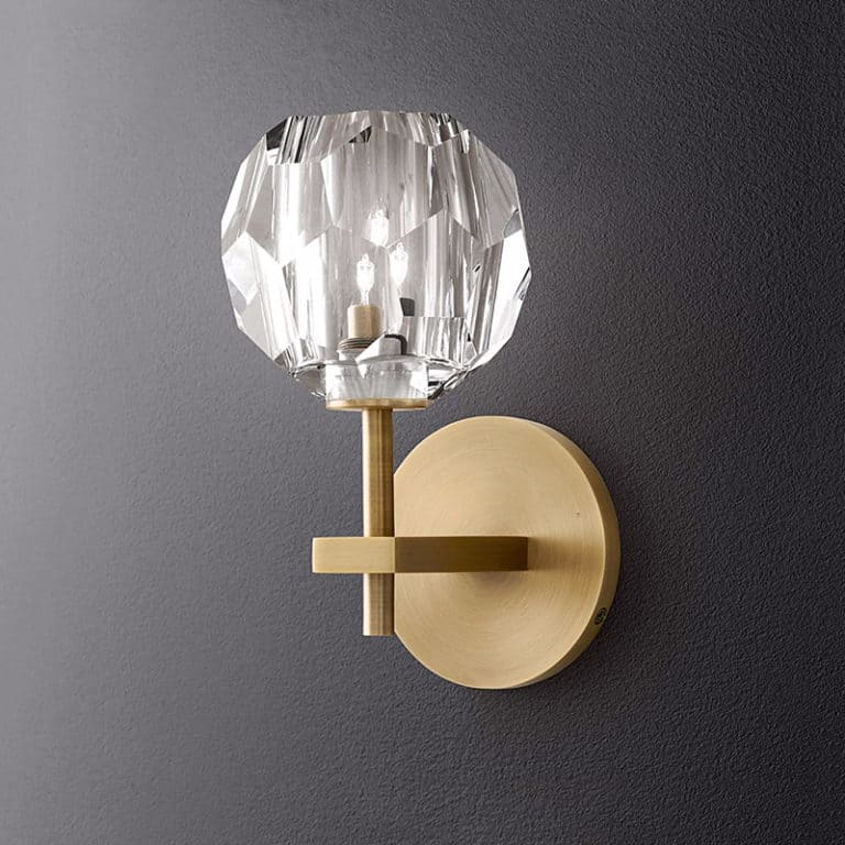 Thorpjornsen Modern Crystal Torch Wall Light | Screed