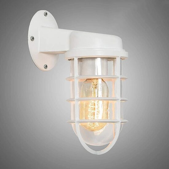 Mariniin Industrial Caged Wall Light | Screed