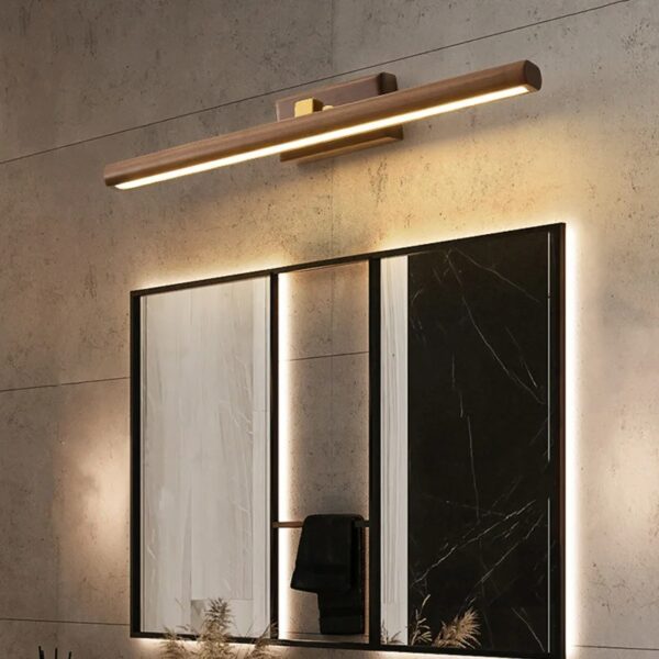 Brynjulf Scandinavian Rotating Bar Wooden Wall Light | Screed