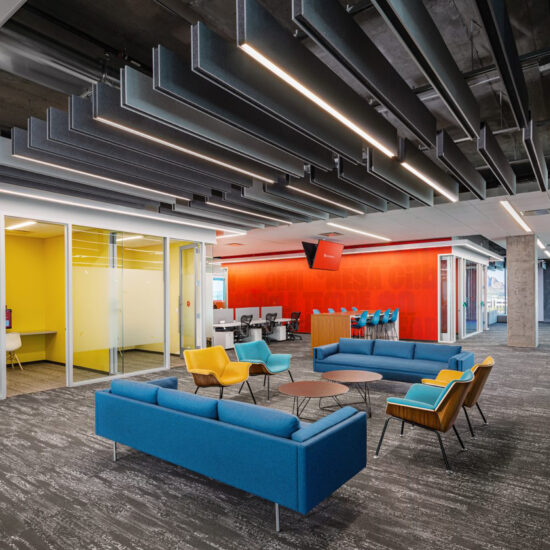 Crulibbo Modern Felt Linear Pendant Light | Screed