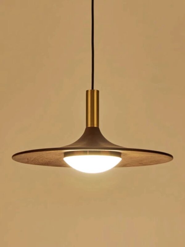 Kipstarri Wooden Plate Pendant Light | Screed
