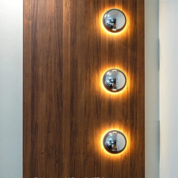 Pinatho Button Round Wall Light | Screed