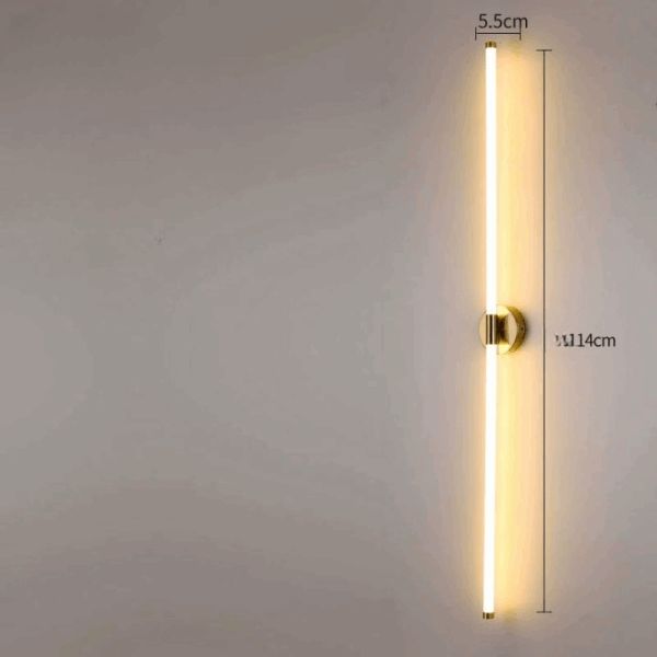 Bamroka Long Cylinder Tube Wall Light | Screed