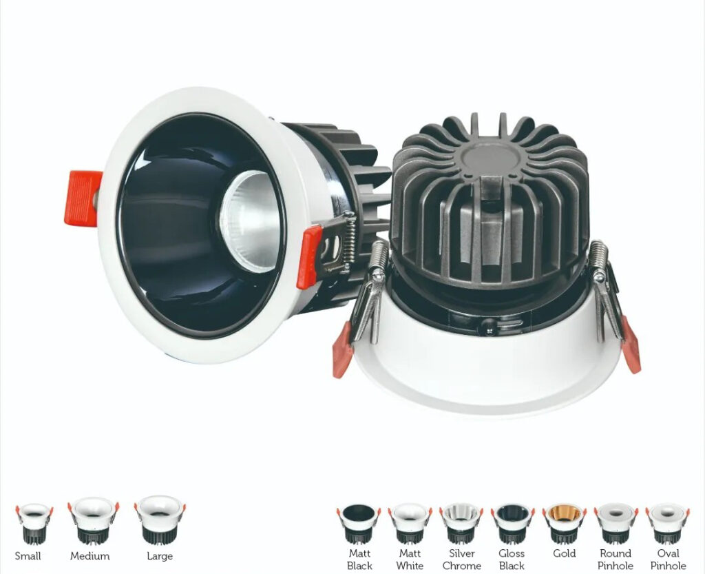 Runa Recessed Anti-Glare Round Spotlight | Screed