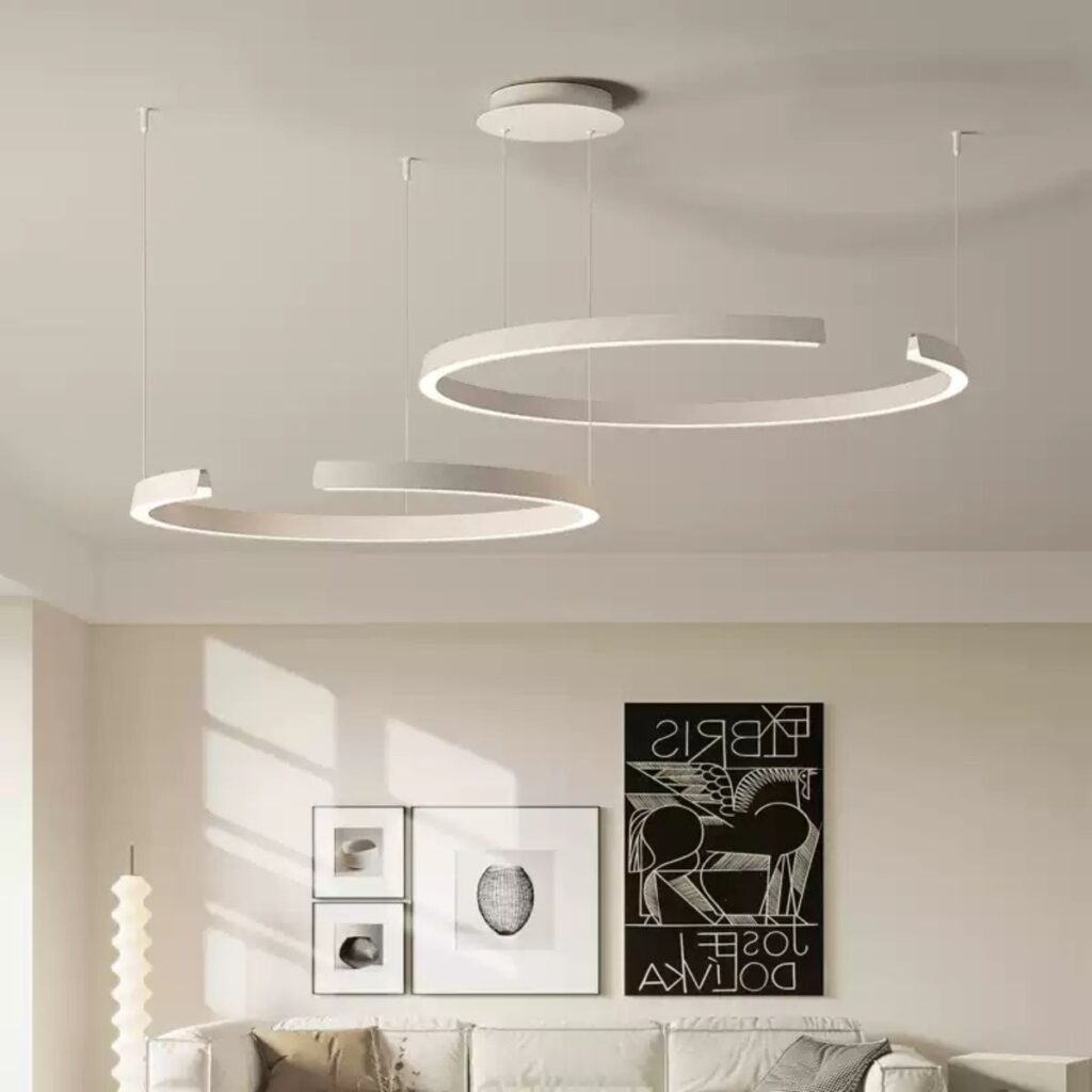 Viona Sculpted Broken Ring Pendant Light | Screed