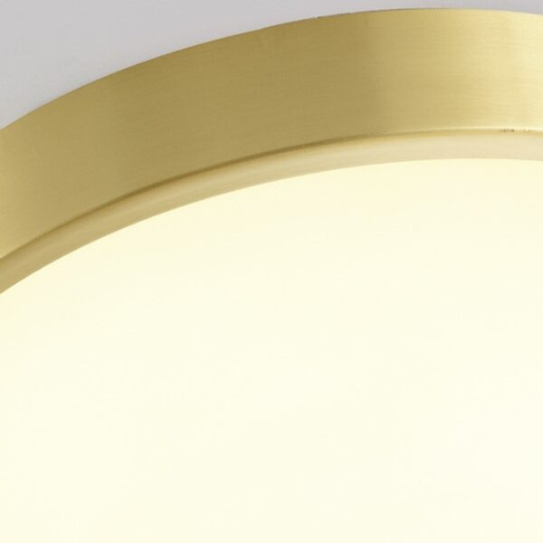 Gundanna Brass Slim Round Ceiling Light | Screed