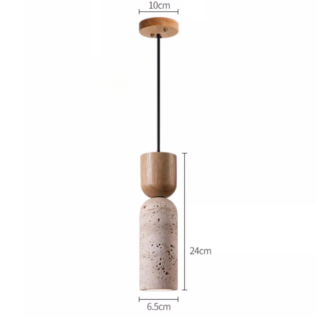Caelun Stone Cylinder Pendant Light | Screed