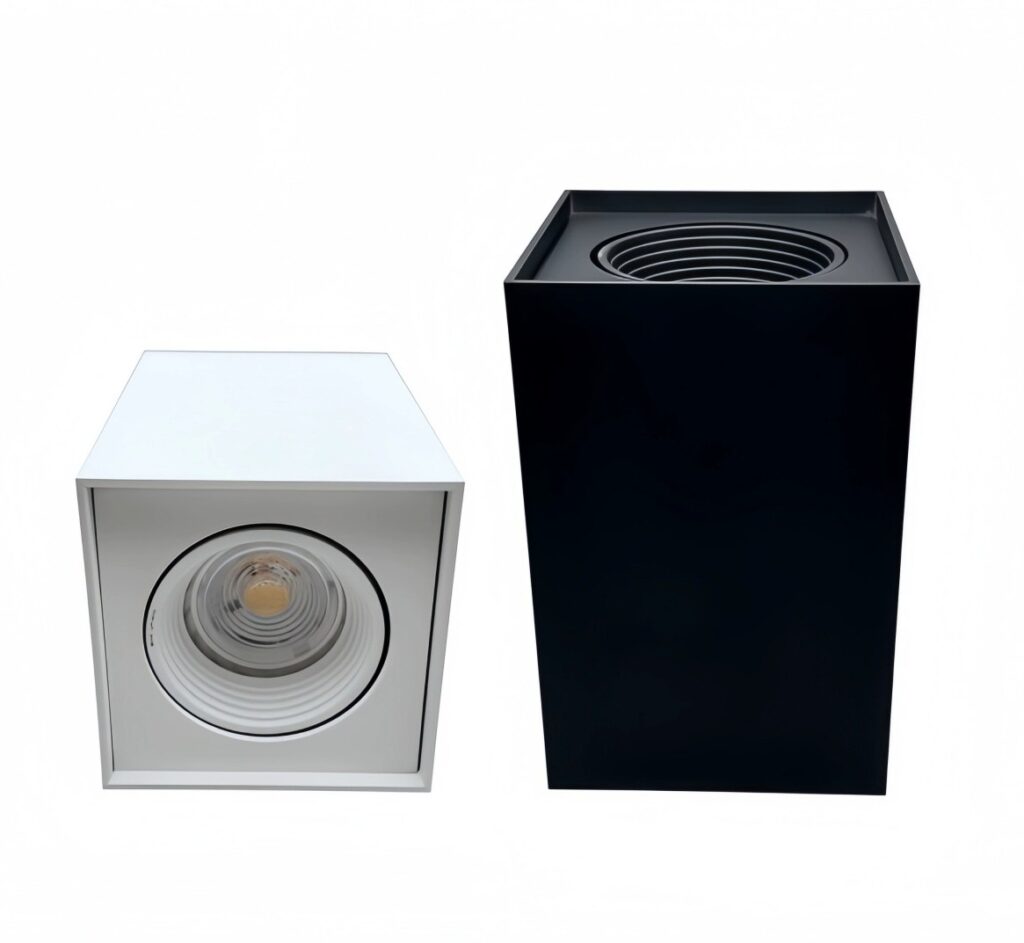 Covo Surface Mounted Square Spotlight | Screed