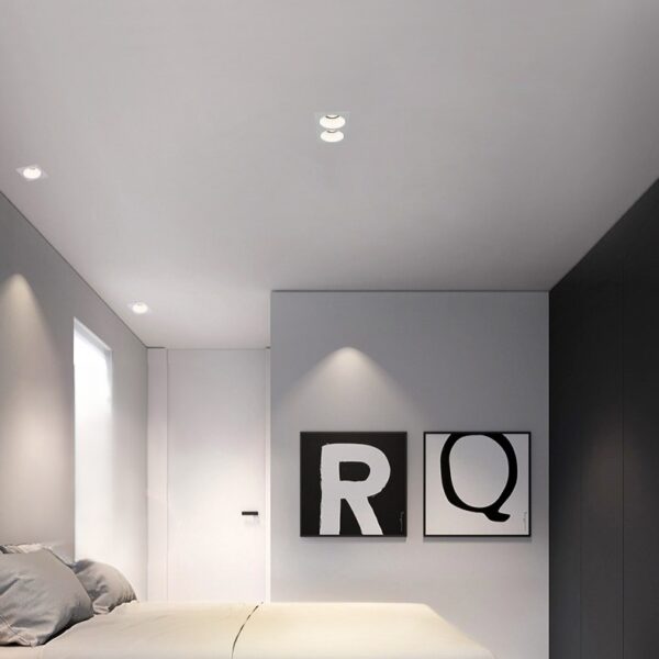 Nuro Double Recessed Anti-Glare Square Spotlight | Screed