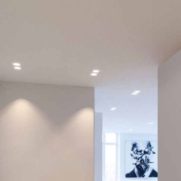 Nuro Double Recessed Anti-Glare Square Spotlight | Screed
